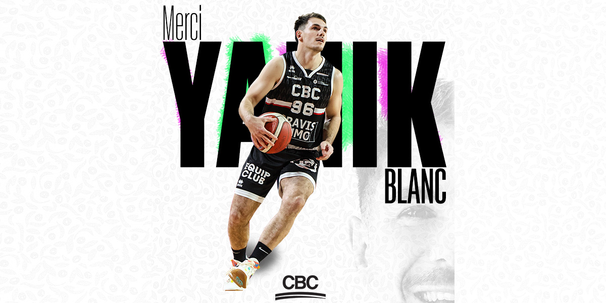 Merci Yanik ! - Caen Basket Calvados